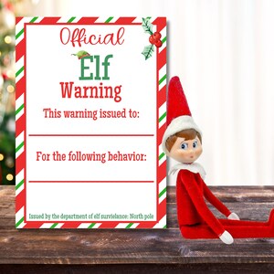 Christmas Elf Introduction, Elf Kit, Letter From Santa, Elf Printable ...