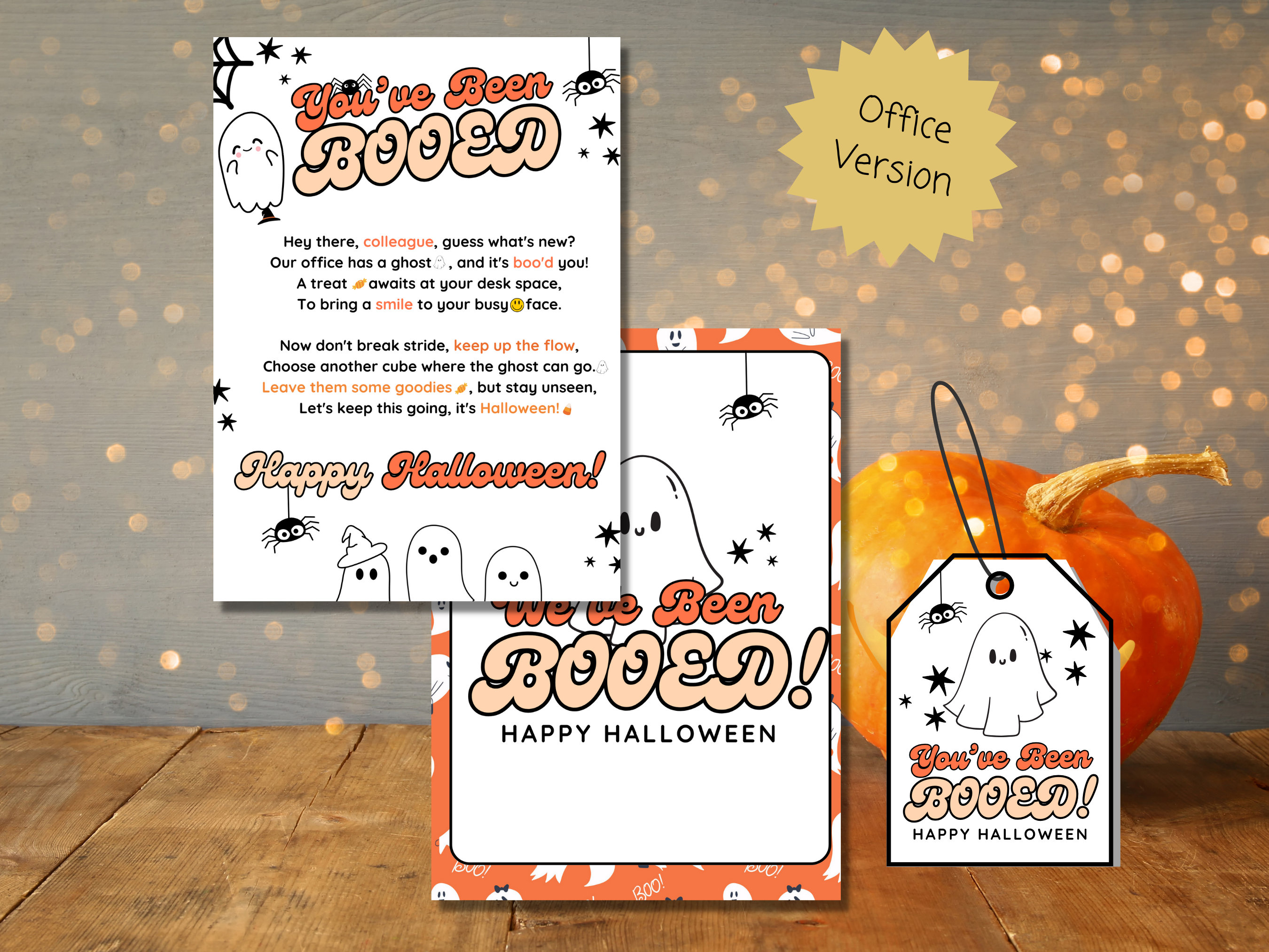 Youve Been Booed, Weve Been Booed, Halloween Printable, Halloween Gift ...