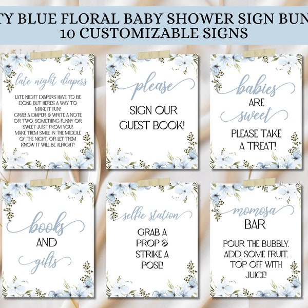 Blue Baby Shower - Etsy