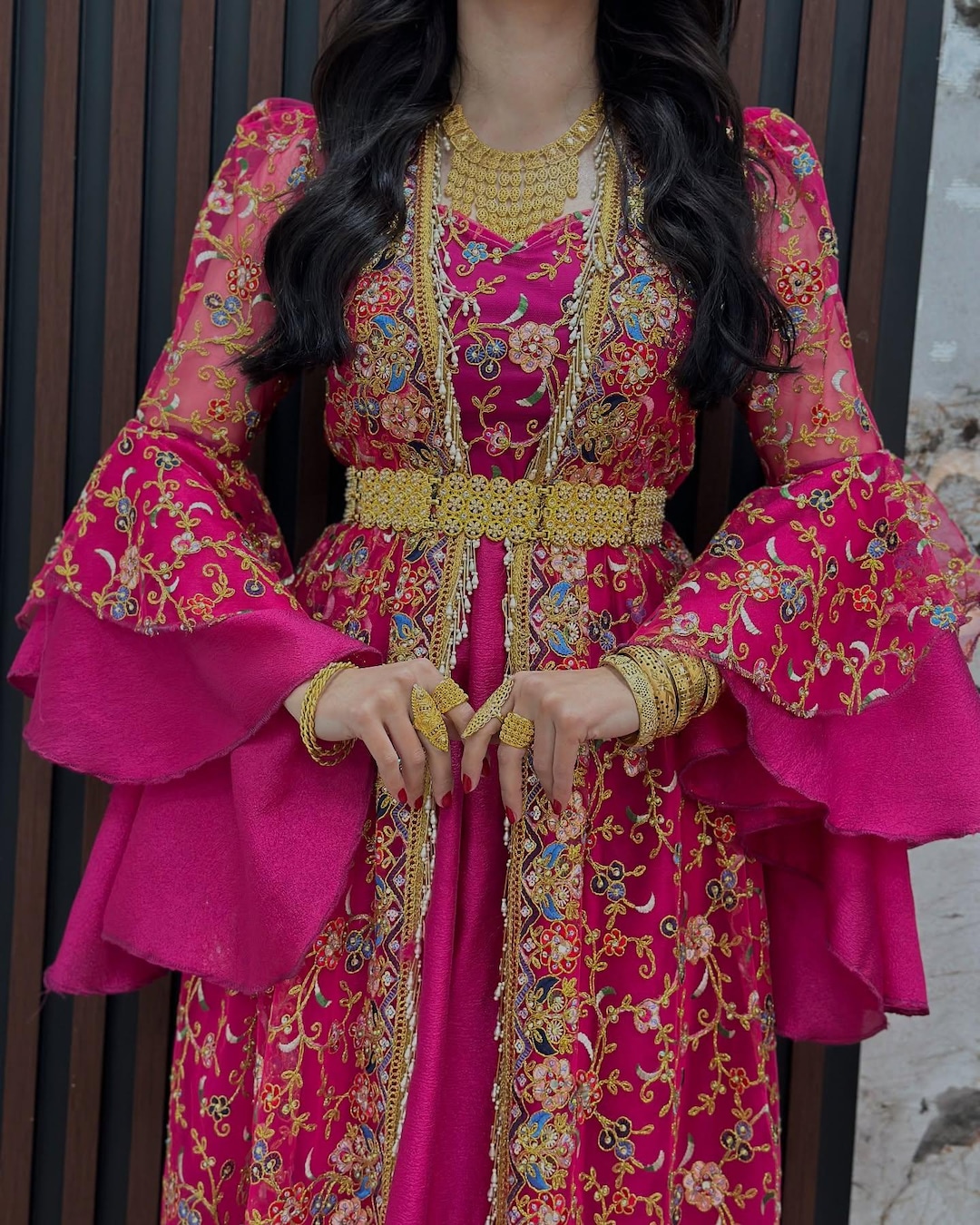 Kurdish Dress Traditional Kaftan Abaya, Kras Fistan Newroz Wedding ...