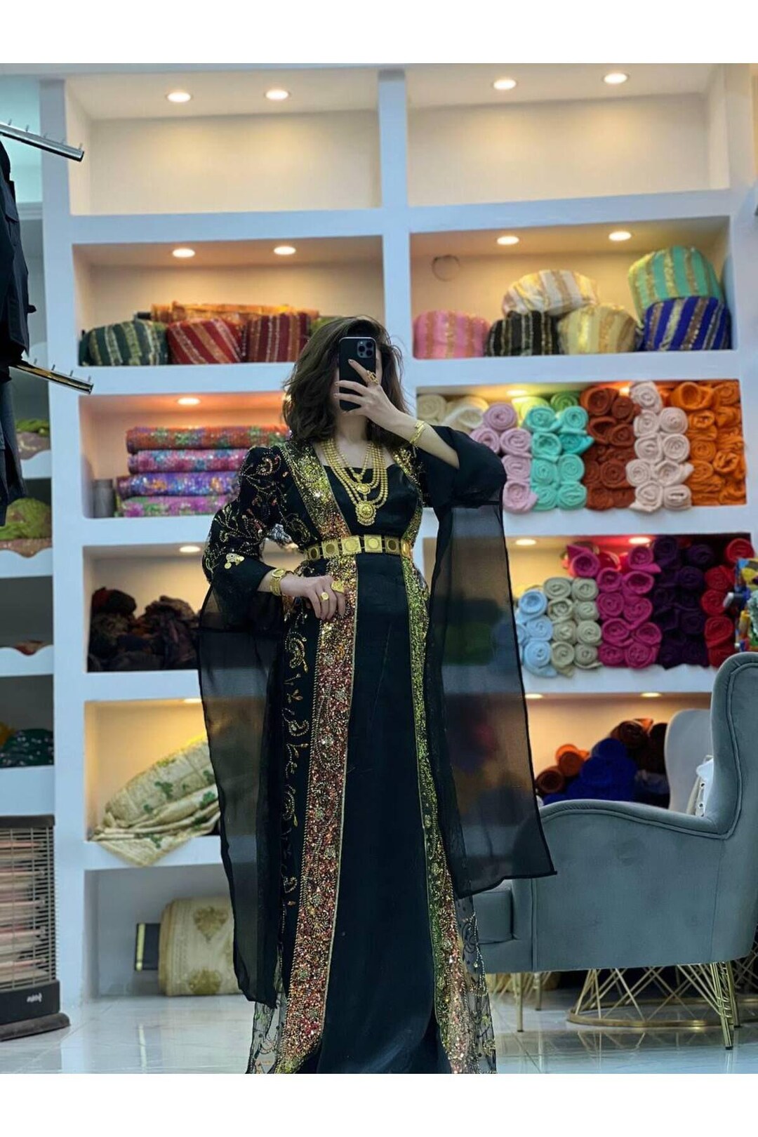Kurdish Dress Traditional Kaftan Abaya, Kras Fistan Newroz Wedding ...
