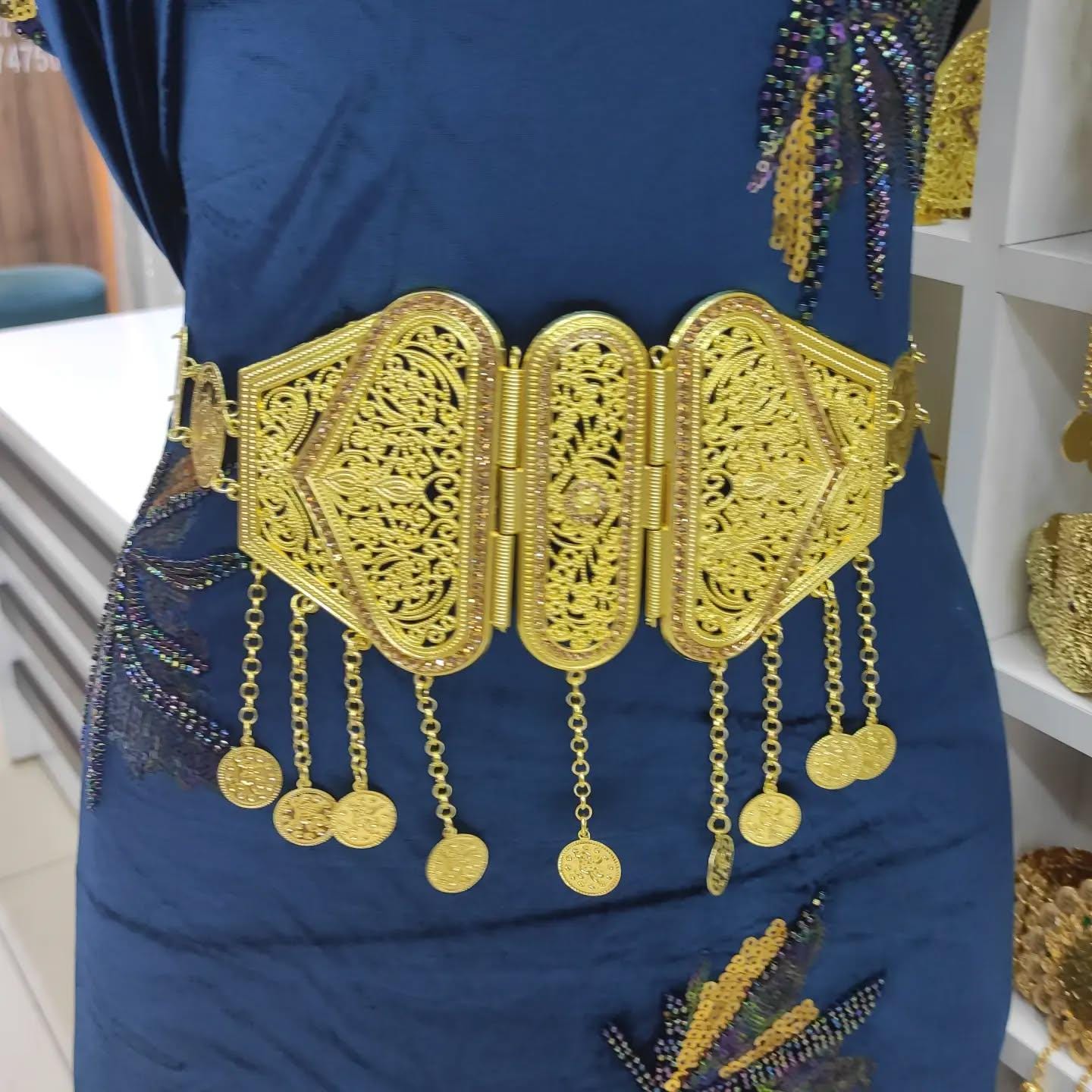 Kurdish Butterfly Belt Golden Wedding Belt Kaftan Belt Abaya Belt - Etsy