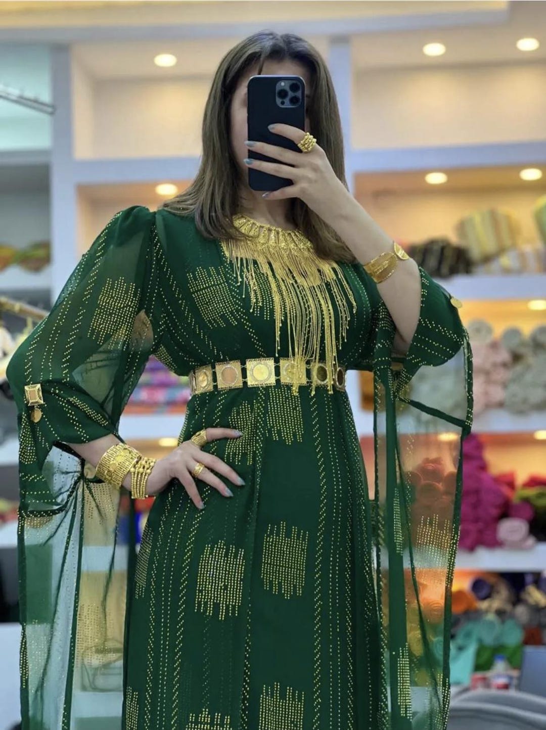 Kurdish Dress Traditional Kaftan Abaya, Kras Fistan Newroz Wedding ...