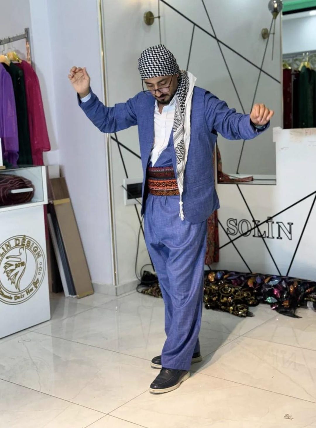 Kurdish Men’s Traditional Wedding Outfit Shal U Shepik - Etsy UK