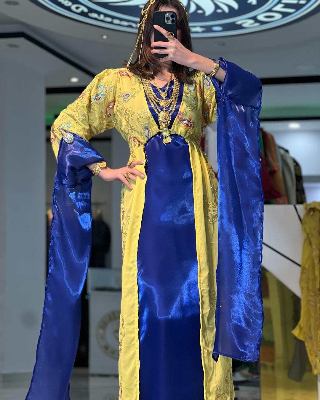 Kurdish Dress Traditional Kaftan Abaya, Kras Fistan Newroz Wedding ...