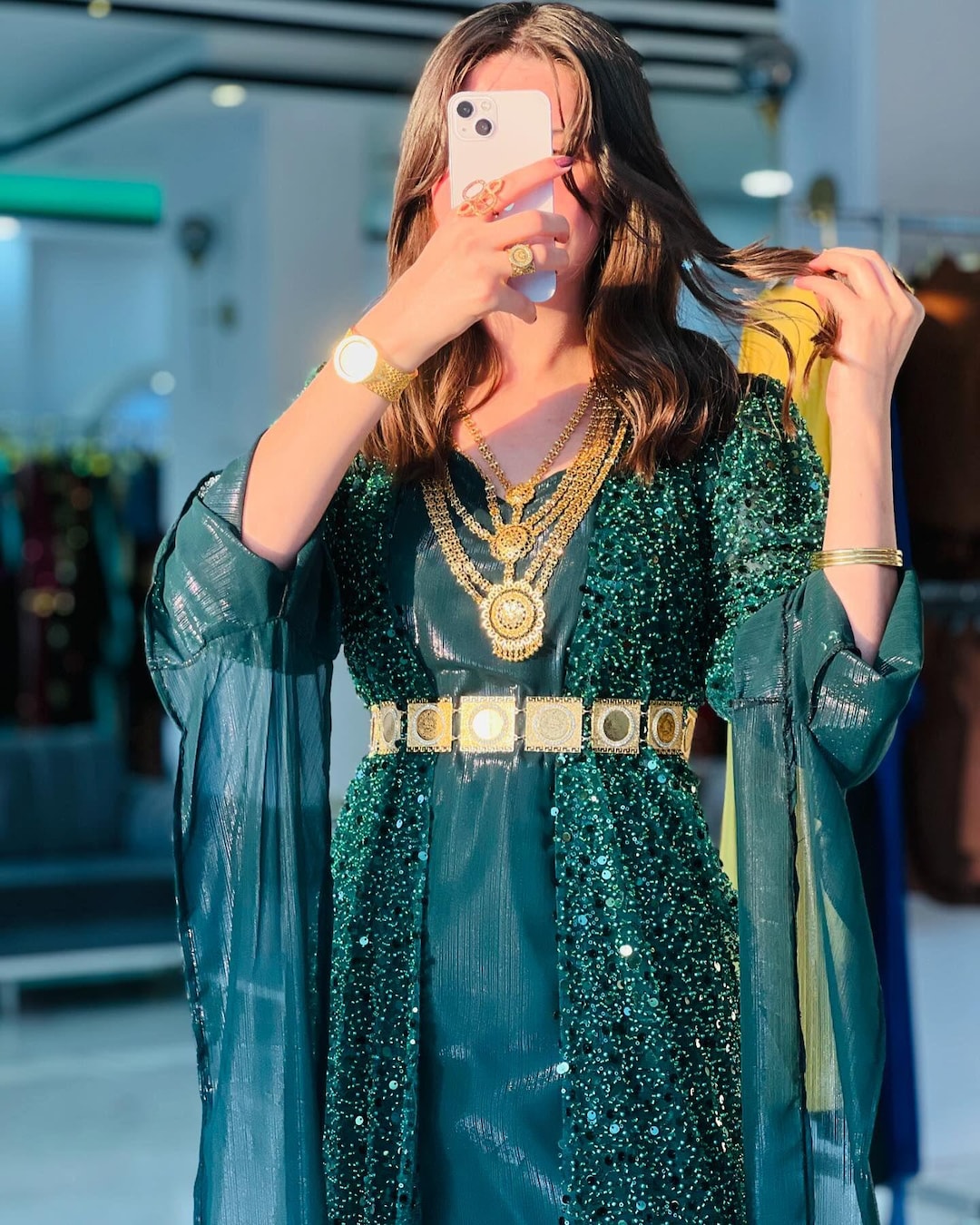 Kurdish Dress Traditional Kaftan Abaya, Kras Fistan Newroz Wedding ...