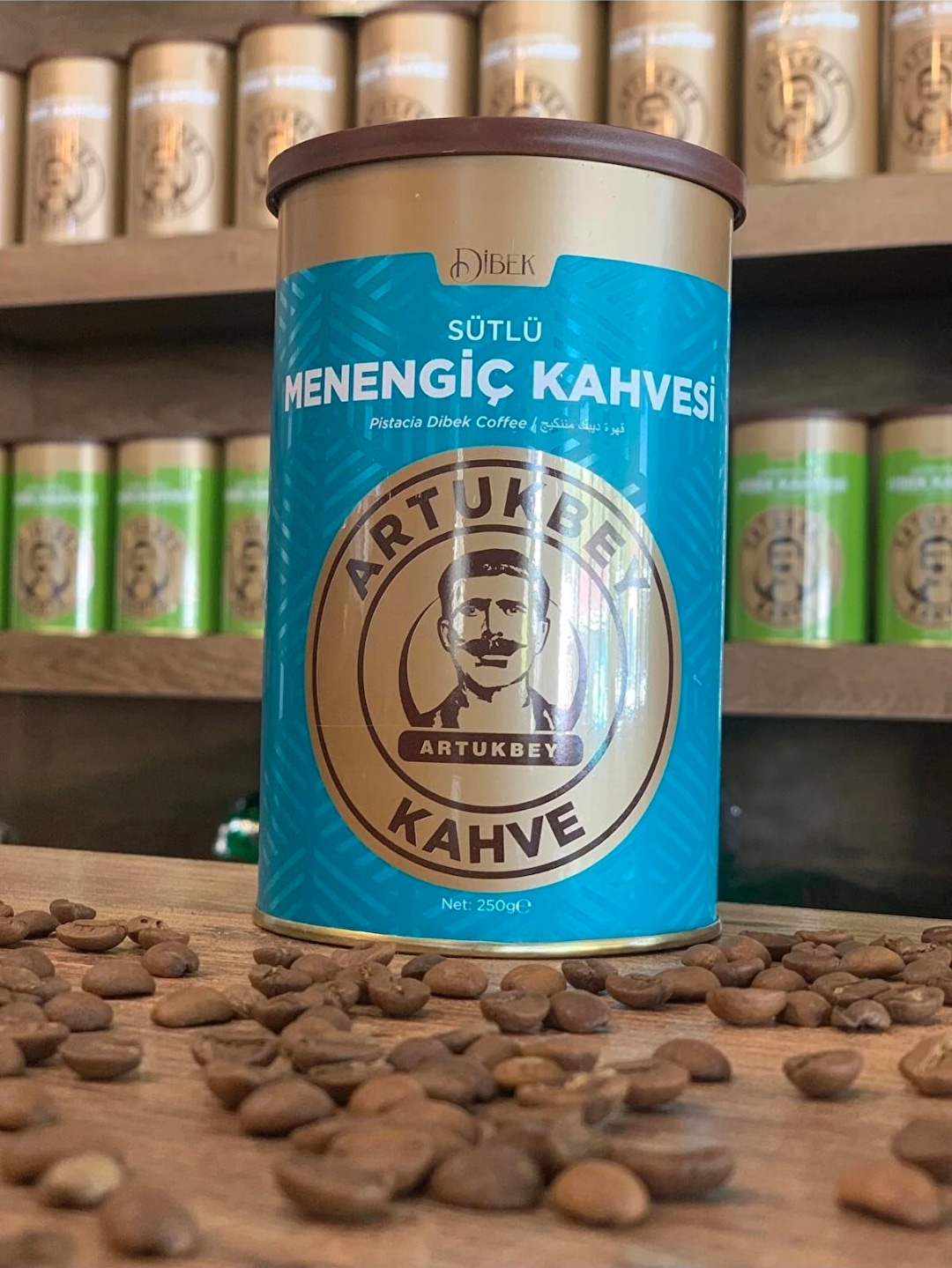 Milky Pistacia Terebinth Menengic Coffee Tin Box 250 Gr Kurdish ...