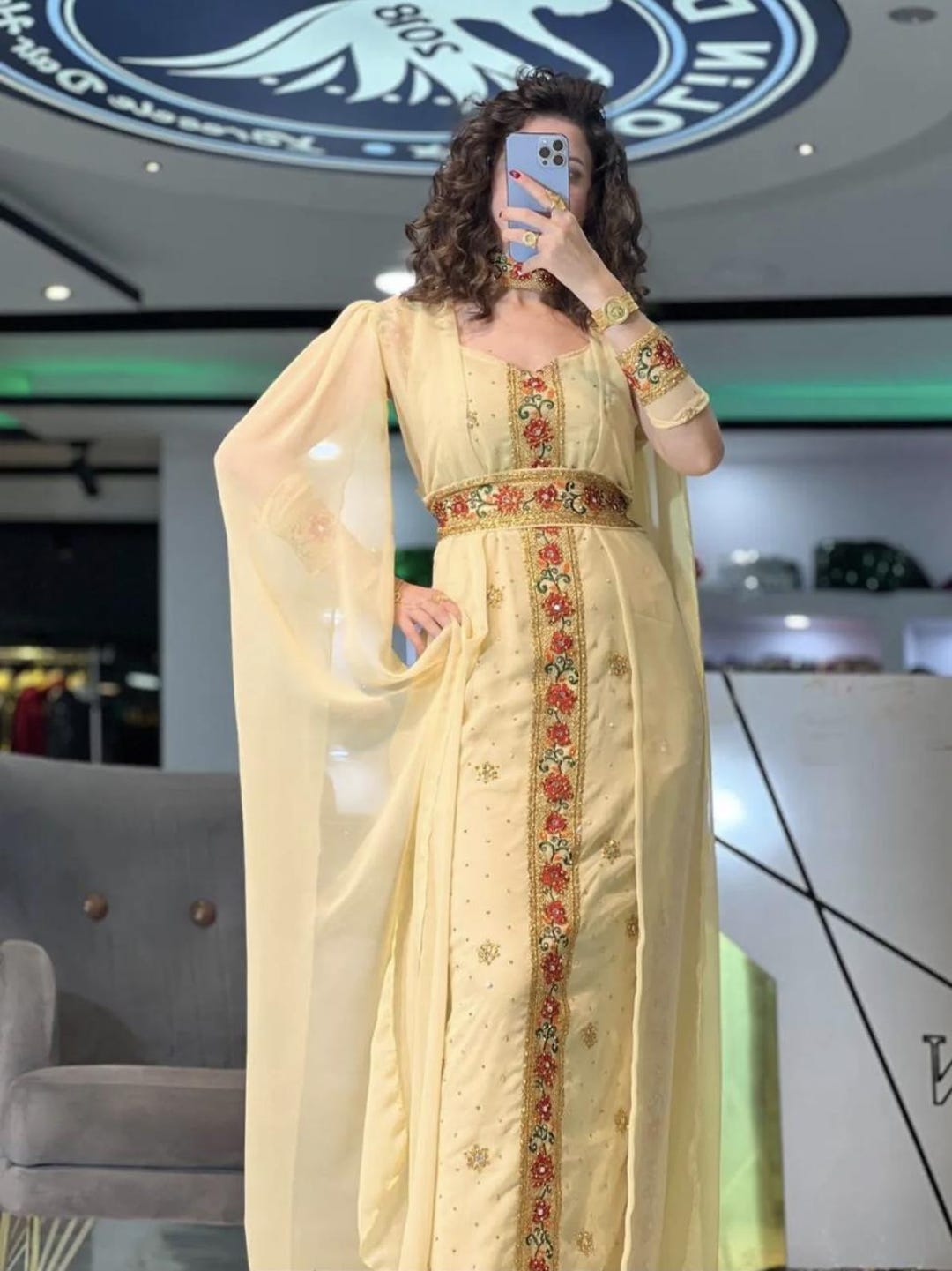 Assyrian Dress Traditional Authentic Standard Size - Etsy