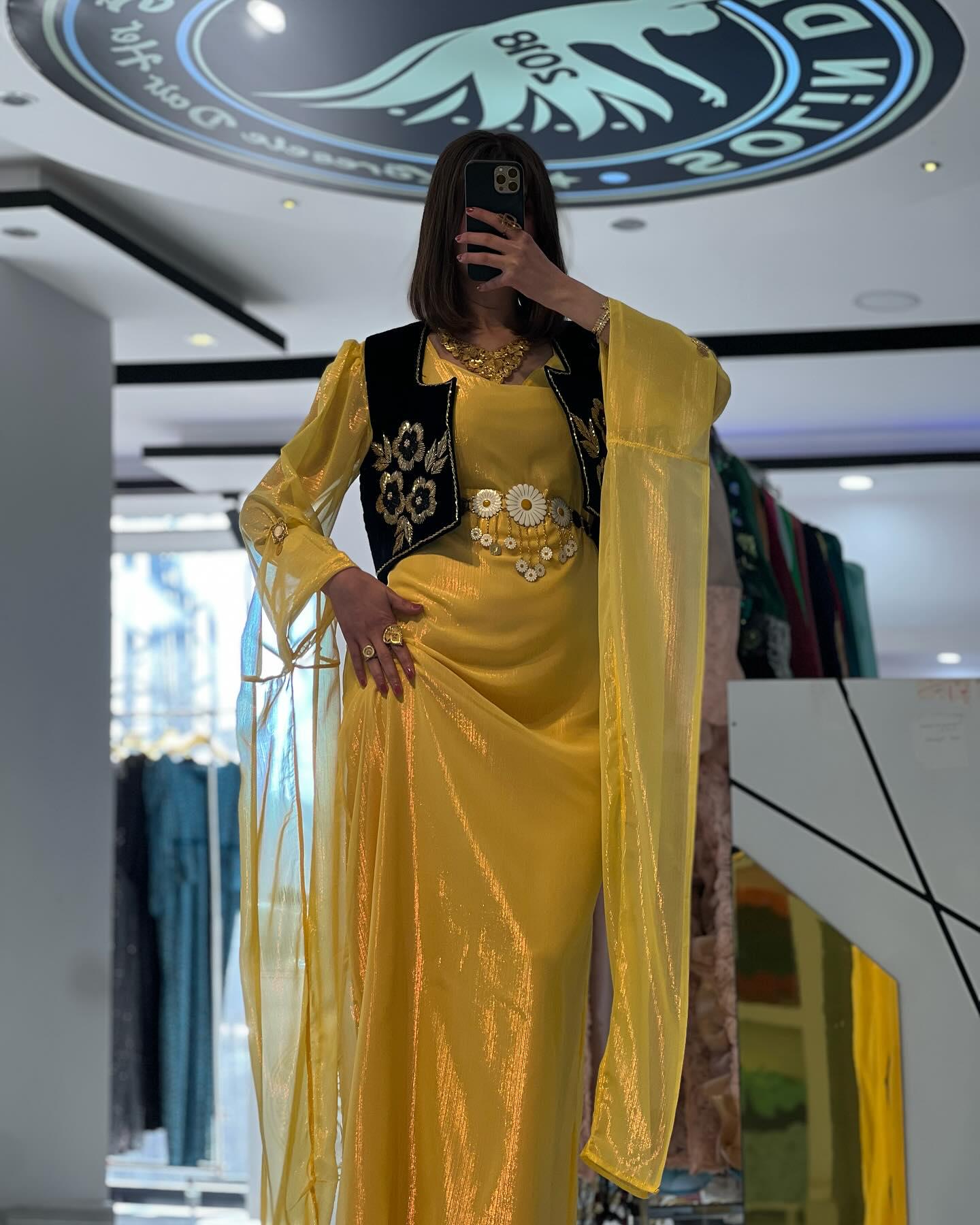 Kurdish Dress Traditional Kaftan Abaya, Kras Fistan Newroz Wedding ...