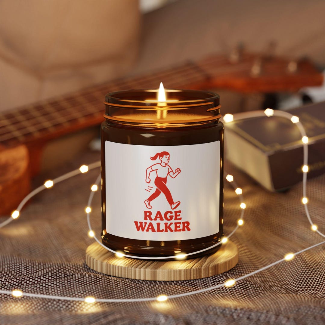 Rage Walker Reusable Amber Jar Soy Candle - Etsy