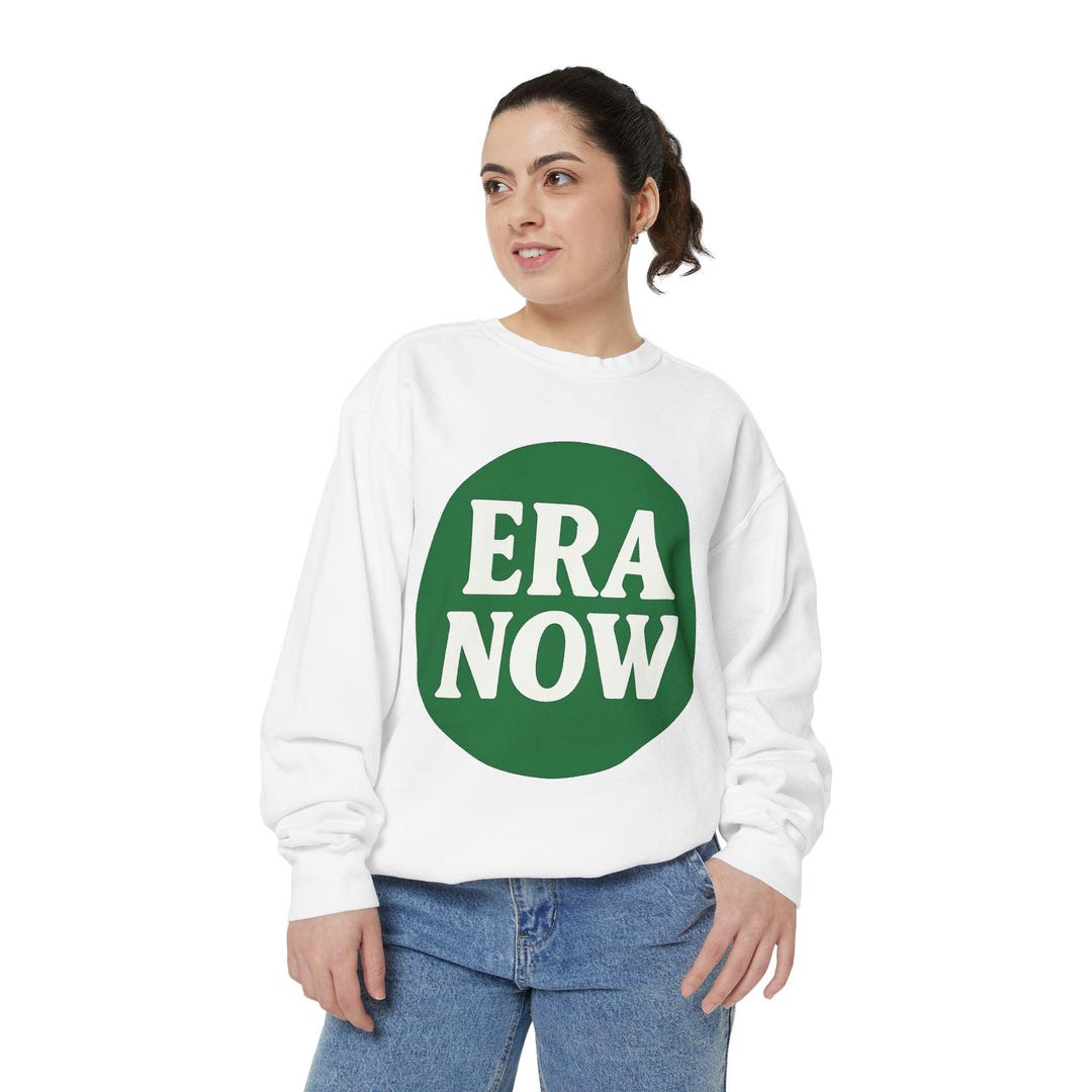 ERA NOW Feminist Sweatshirt Women's Rights Crewneck Minimalist Protest ...