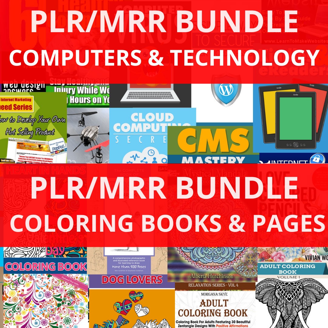 Ultimate PLR/MRR Bundle Pack Self-improvement, Fashion, Dating, Health ...