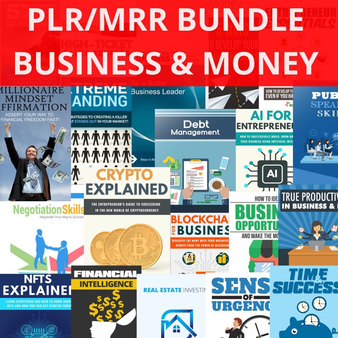 683 Business & Money PLR/MRR Ebooks Bundle About for Financial Freedom ...