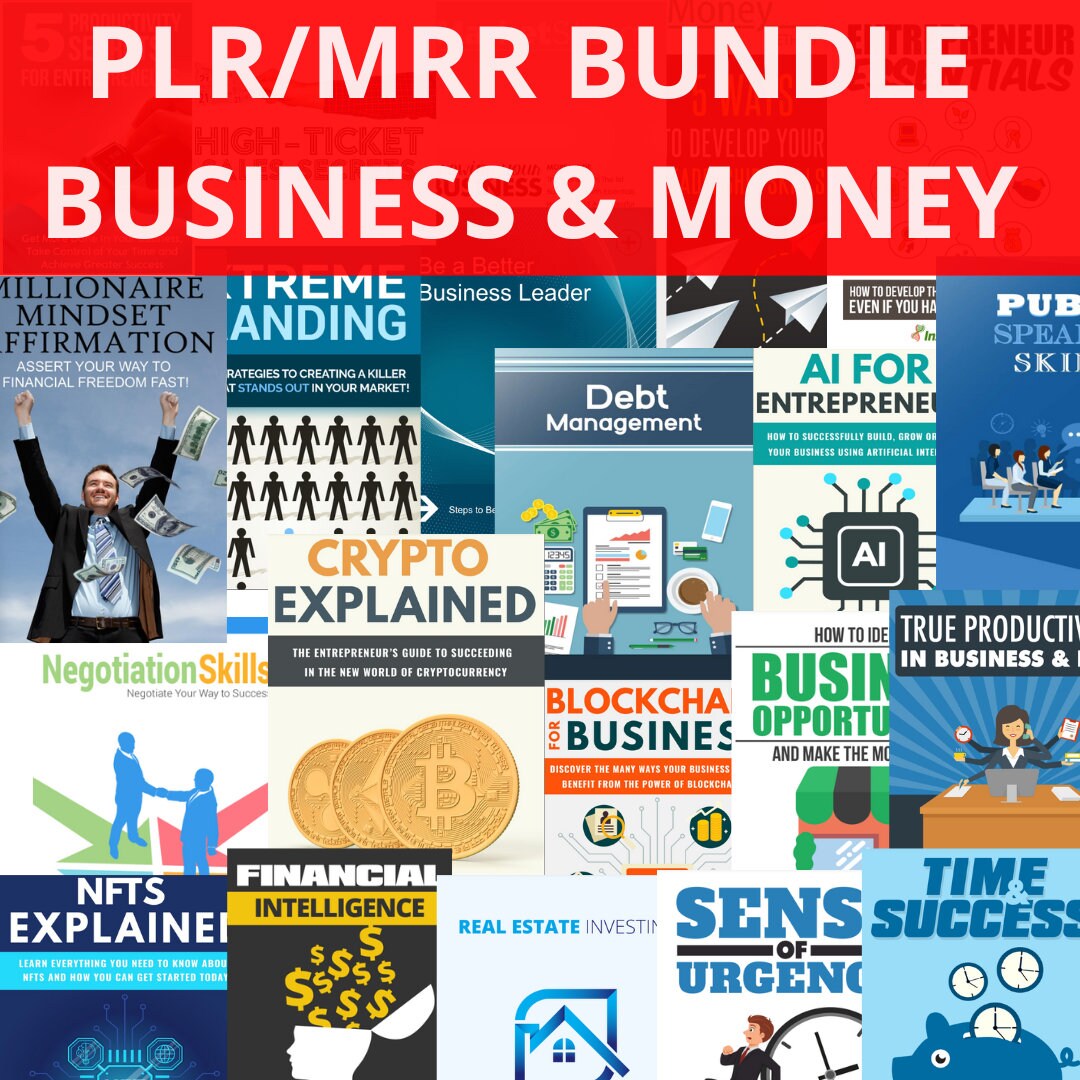 Ultimate PLR/MRR Bundle Pack Self-improvement, Fashion, Dating, Health ...