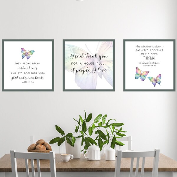 Butterfly Scripture - Etsy