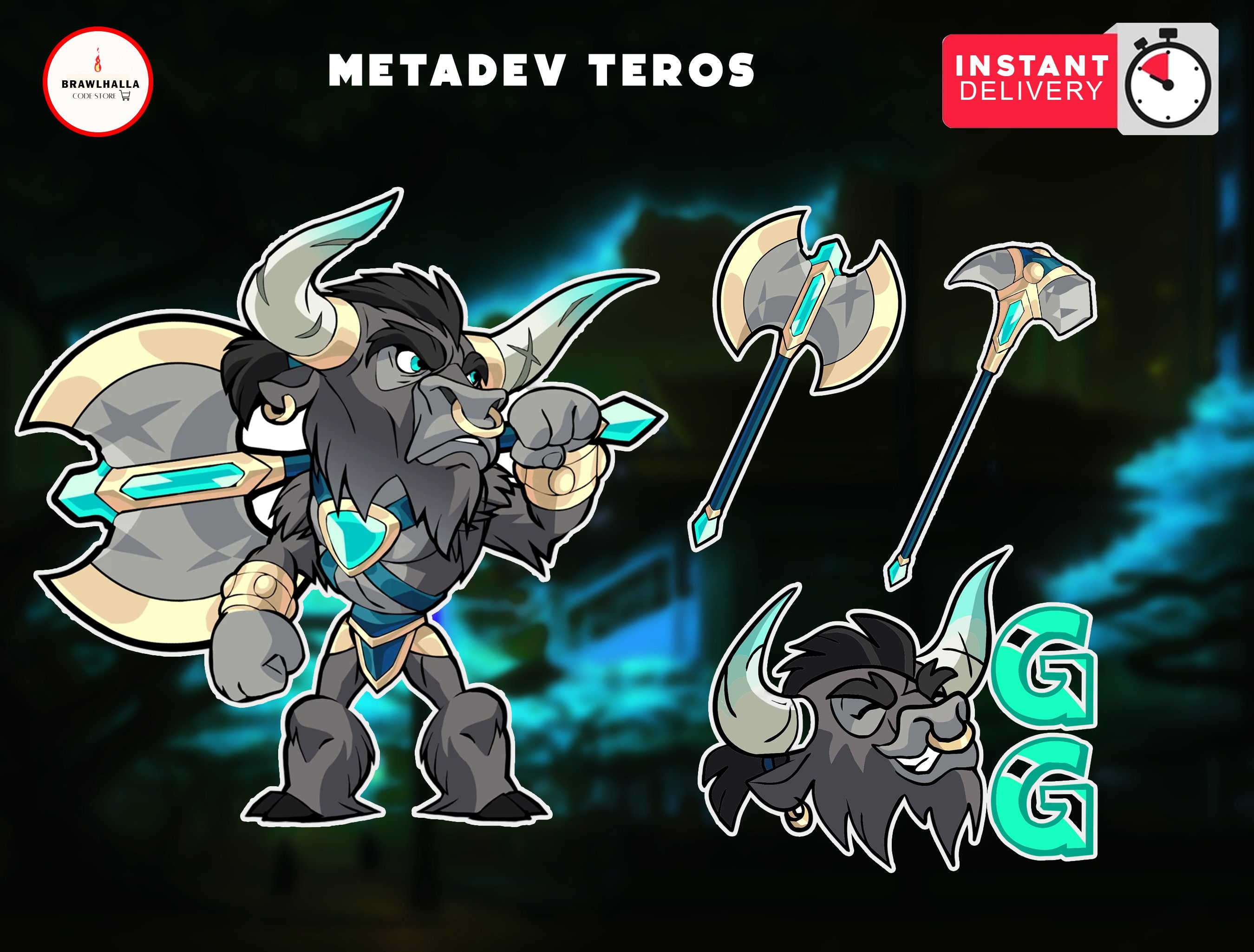 For Brawlhalla : Metadev Teros Instant Delivery - Etsy