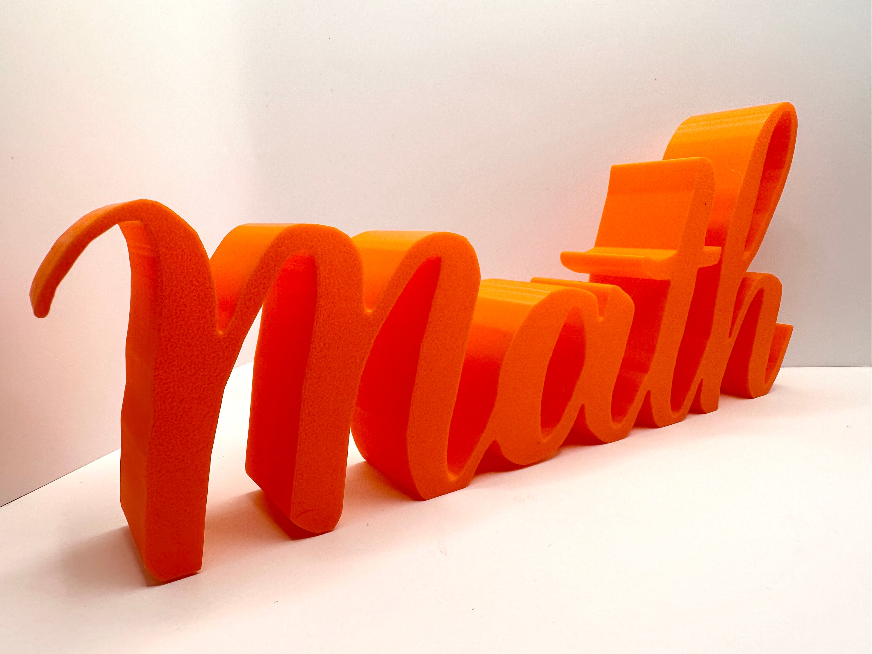 Cursive Math Teacher Desk Decor Custom Math Teacher Gift - Etsy