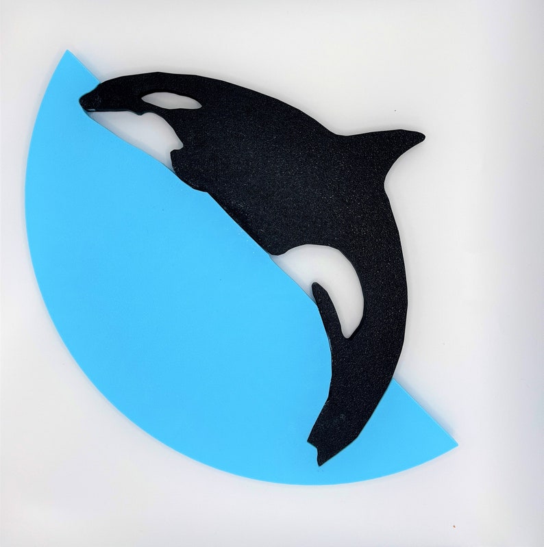 Orca Whale Wall Decor Killer Whale Wall Hang Custom Animal Wall Art - Etsy