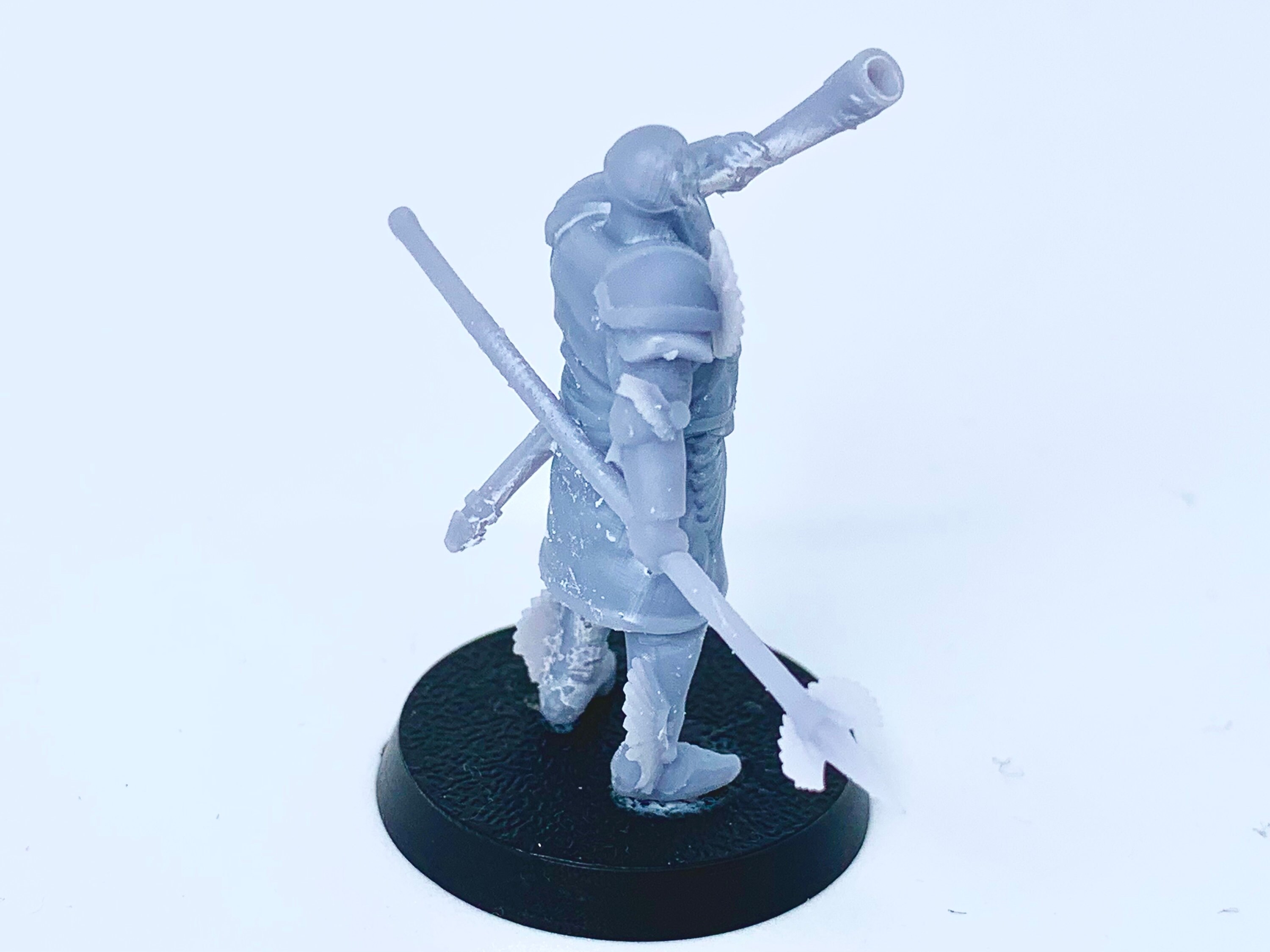 3D Printed Fat Swan Knight Foot and Mounted - Etsy