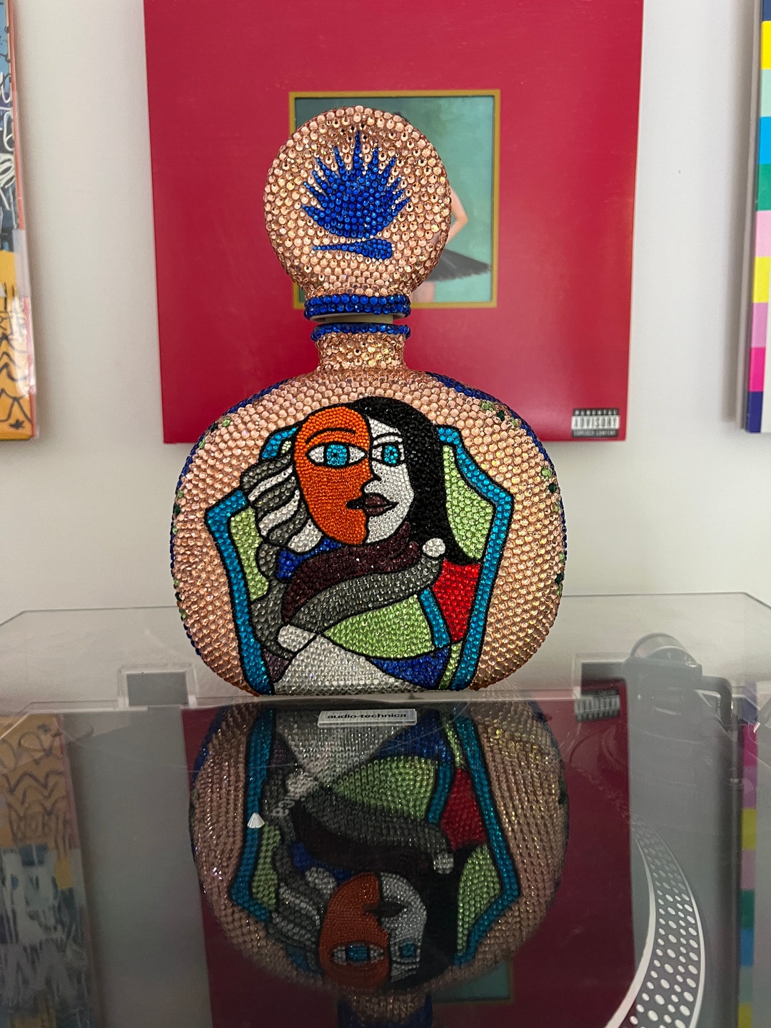 Bling Rhinestone “masterpiece” Tequila Decanter - Etsy