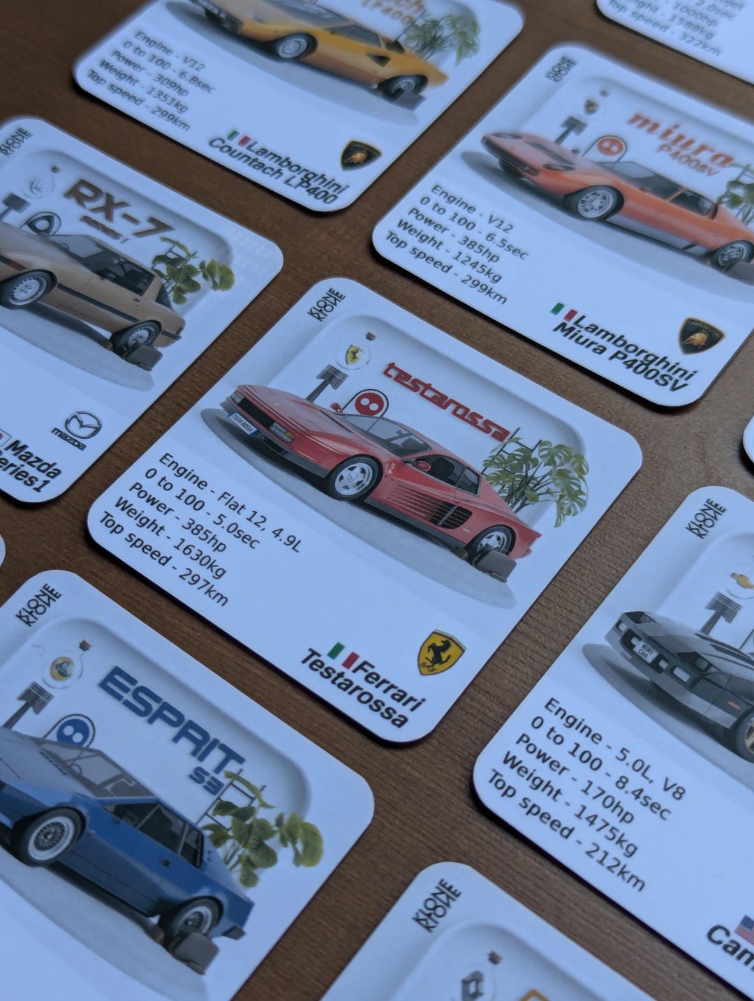 Super Car STICKERS / CARDS SET2 - Etsy