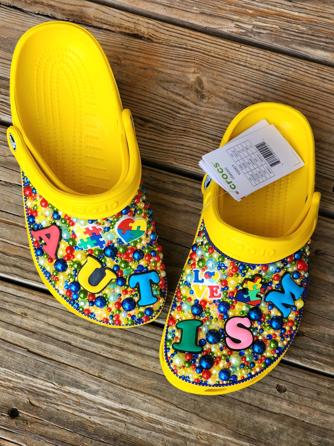 Autism Awareness Customize Crocs, Crocs, Custom Crocs, Autism, Custom ...