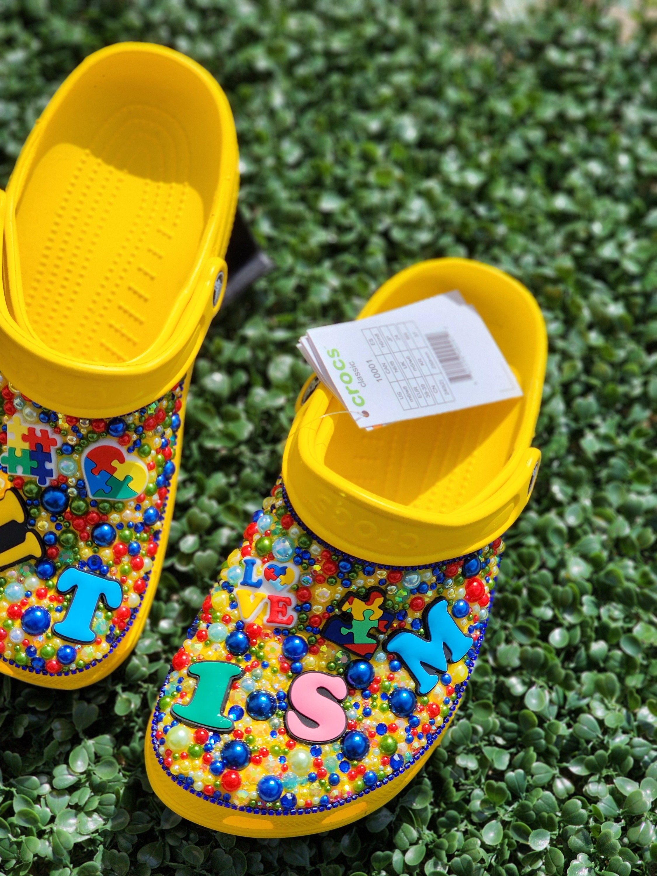 Autism Awareness Customize Crocs, Crocs, Custom Crocs, Autism, Custom ...