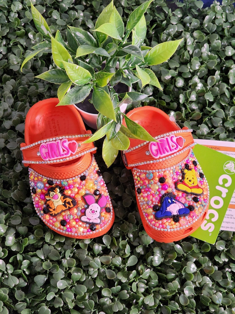 Winnie the Pooh Inspired Customize Crocs, Crocs, Custom Crocs, Pooh ...