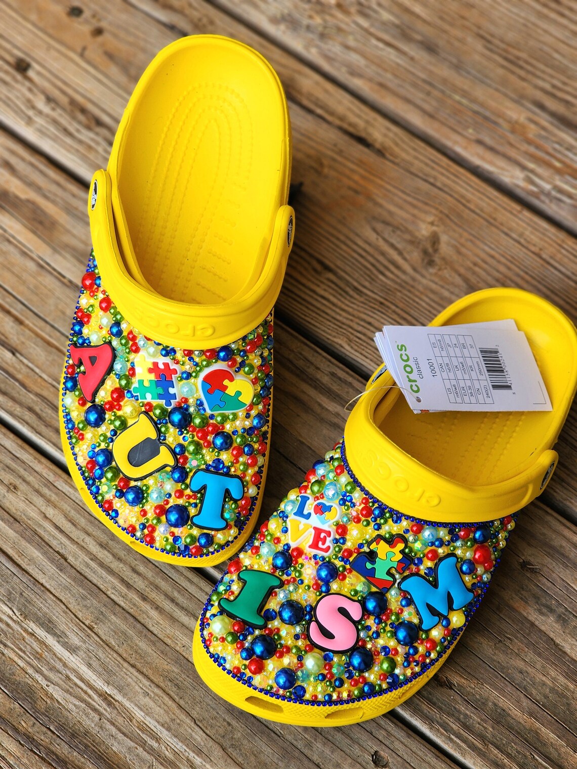 Autism Awareness Customize Crocs, Crocs, Custom Crocs, Autism, Custom ...
