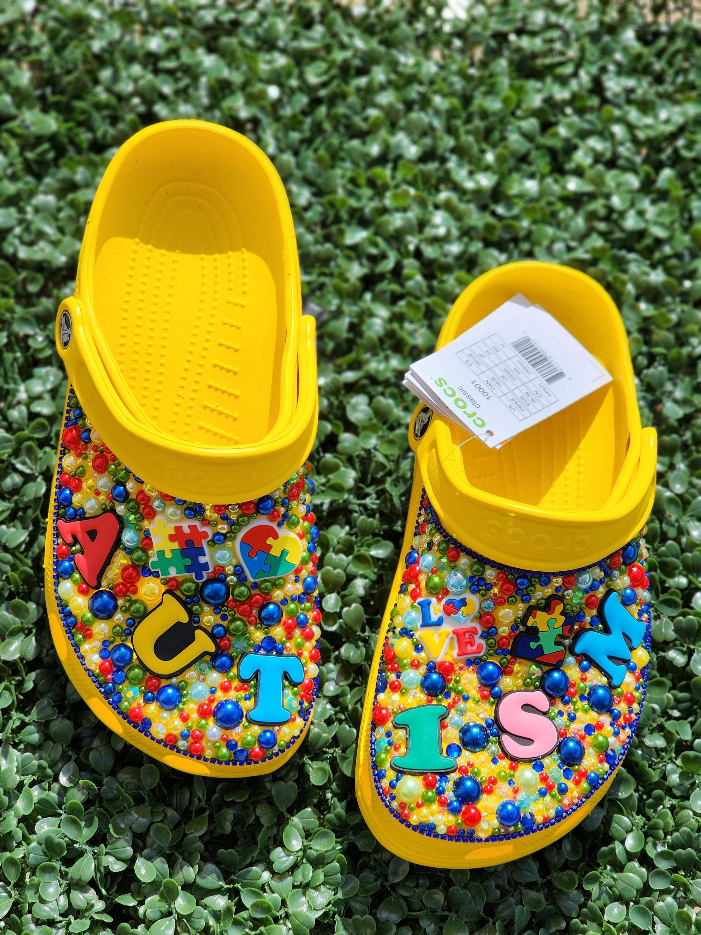 Autism Awareness Customize Crocs, Crocs, Custom Crocs, Autism, Custom ...