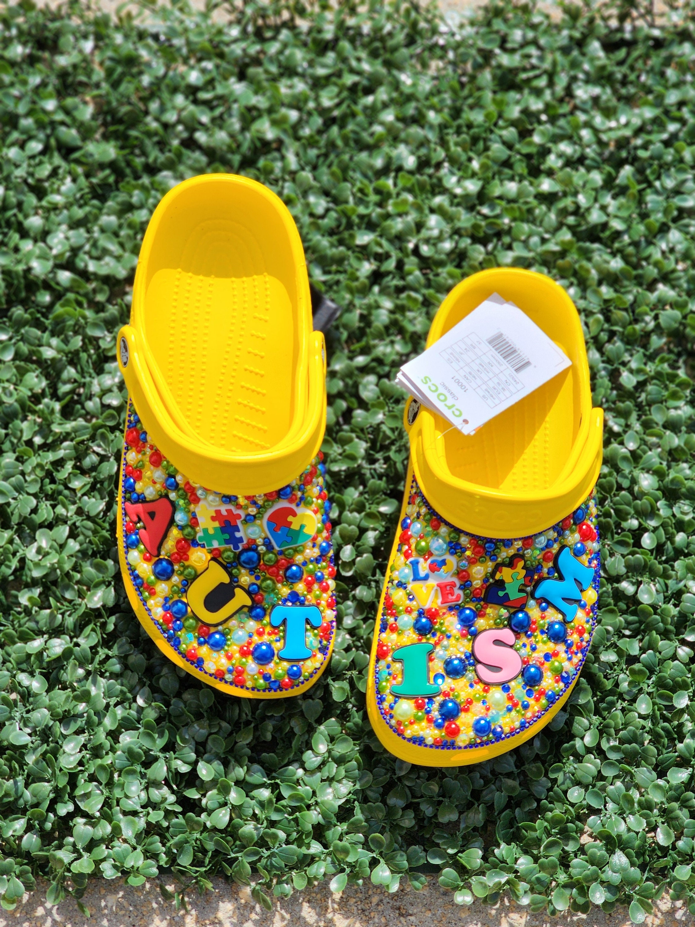 Autism Awareness Customize Crocs, Crocs, Custom Crocs, Autism, Custom ...