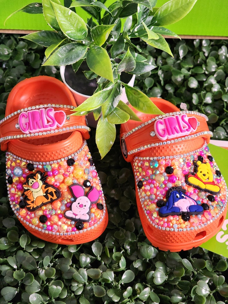 Winnie the Pooh Inspired Customize Crocs, Crocs, Custom Crocs, Pooh ...