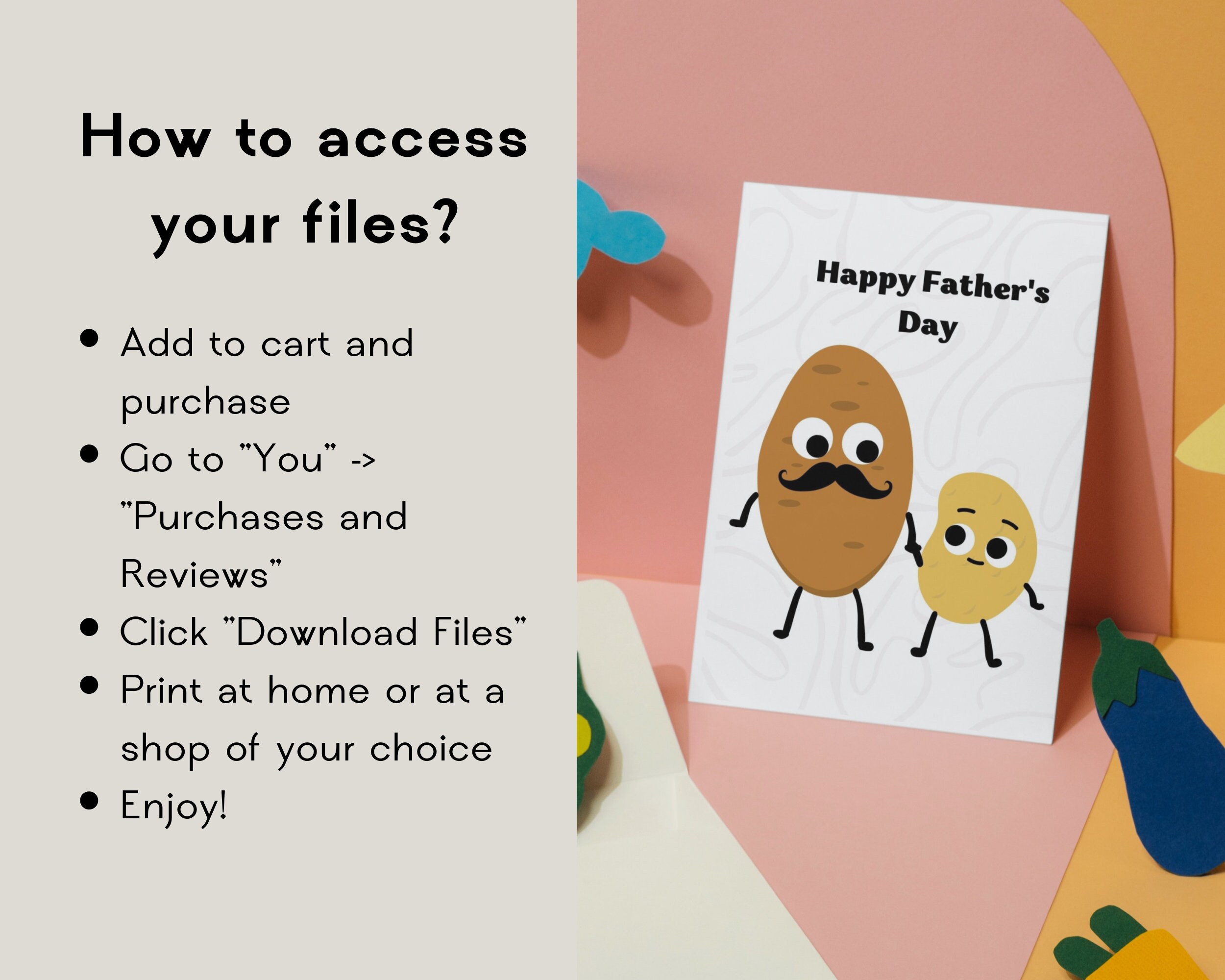 Fathers Day Card, Printable Father's Day Card, Funny, Dad Day Card ...