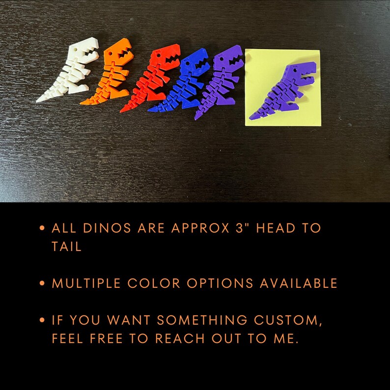 Flexi Rex Articulated 3D Print - Etsy