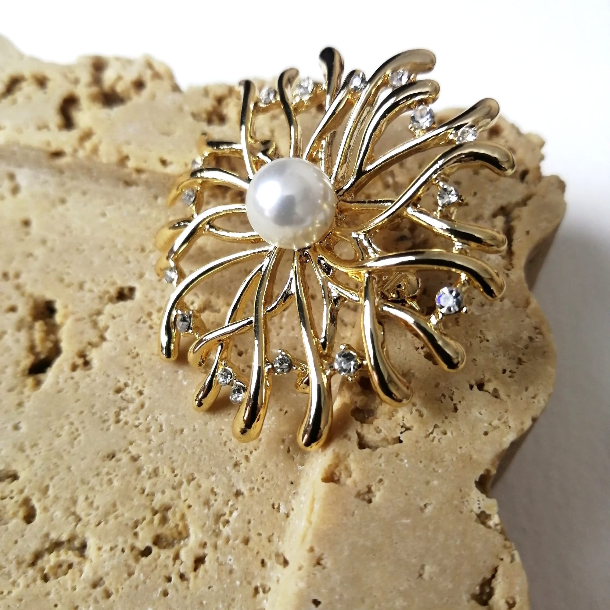 Broche perle vintage, broche perle, broche perle pour femme, bouton ...