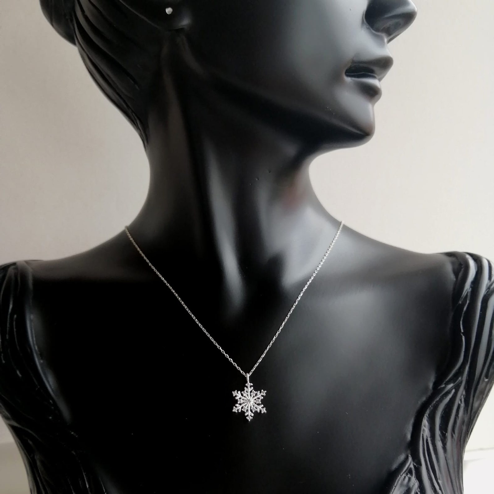 925 Sterling Silver Snowflake Pendants,snowflake Necklace,winter ...