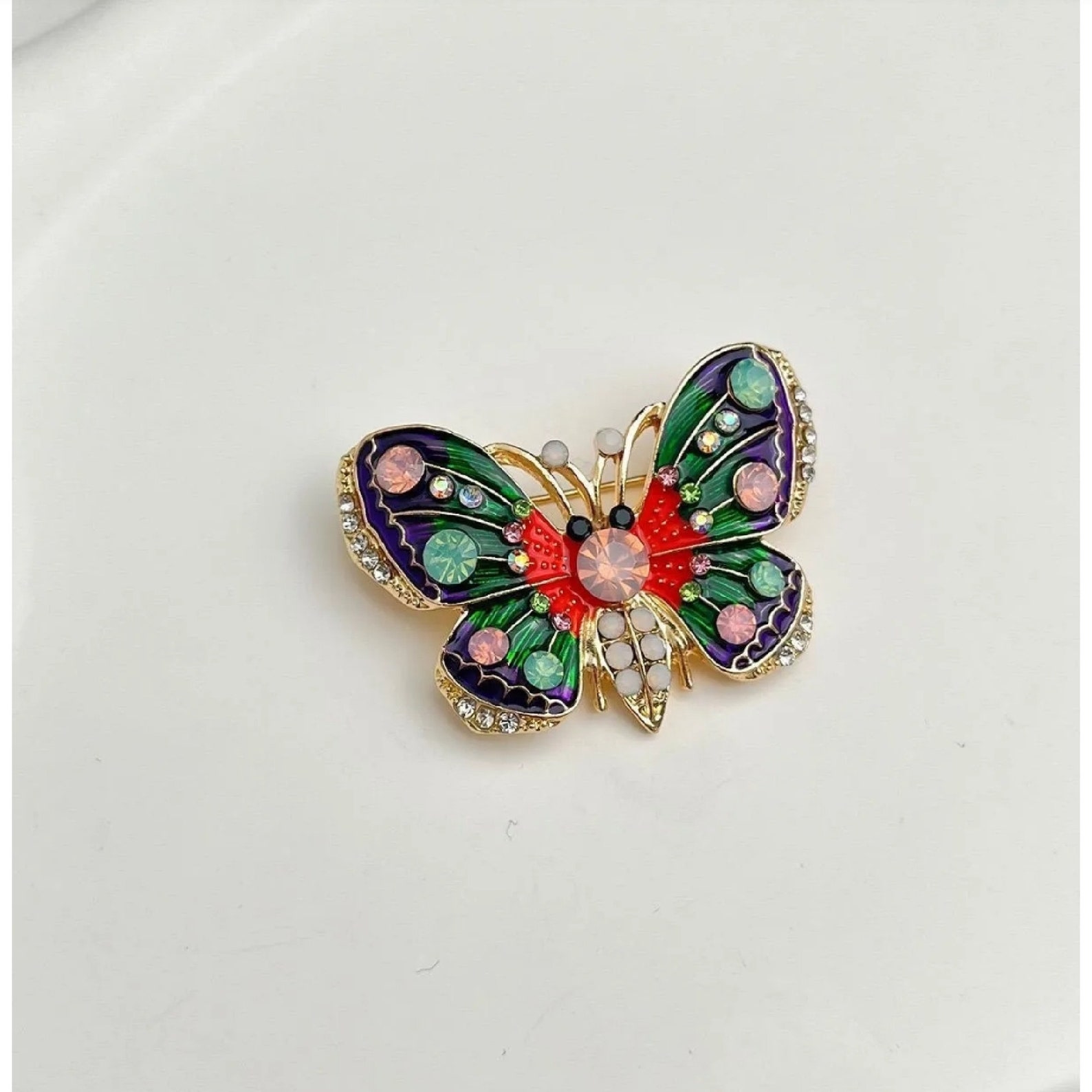 Butterfly Brooch Pin,vintage Butterfly Brooch,handmade Butterfly Brooch ...