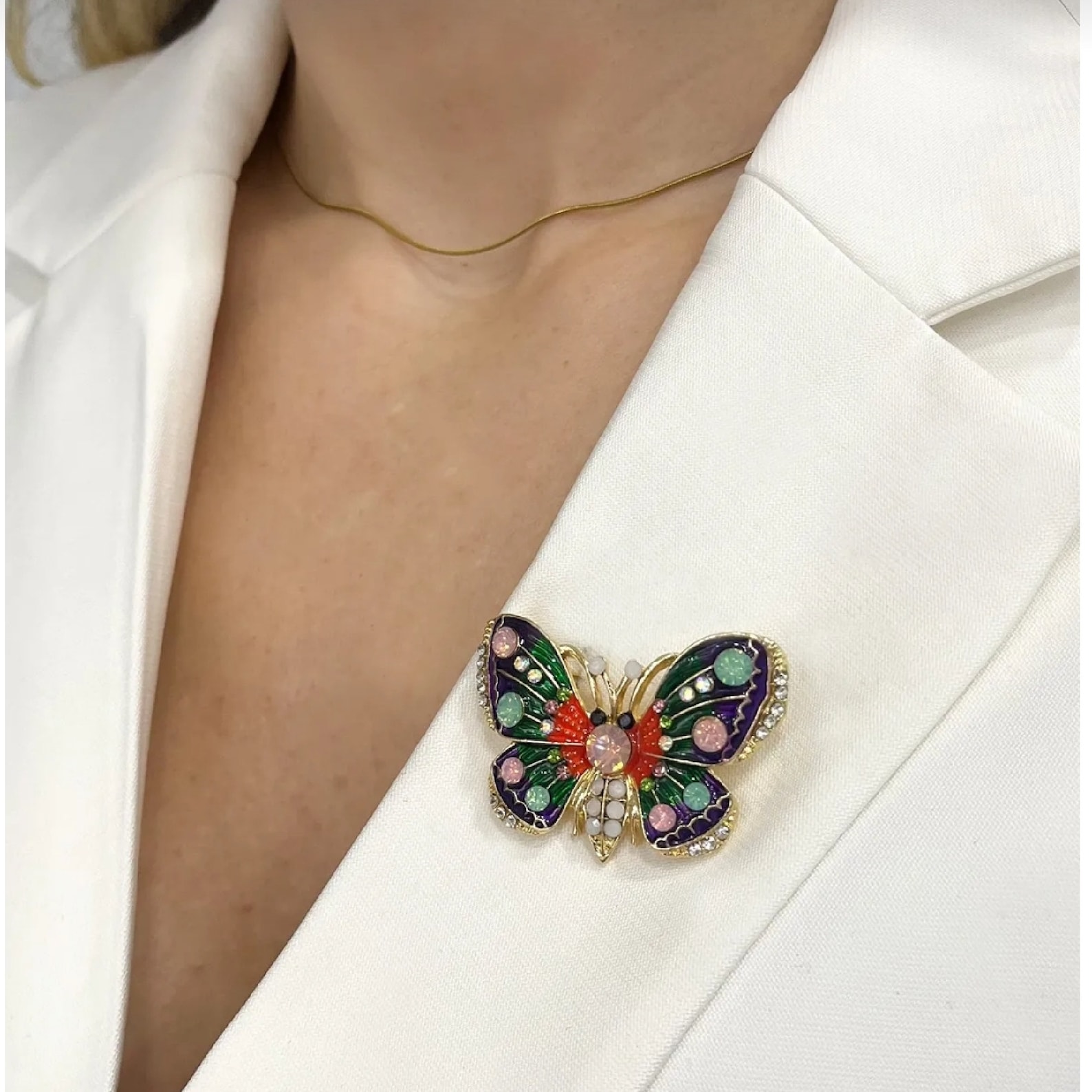 Butterfly Brooch Pin,vintage Butterfly Brooch,handmade Butterfly Brooch ...