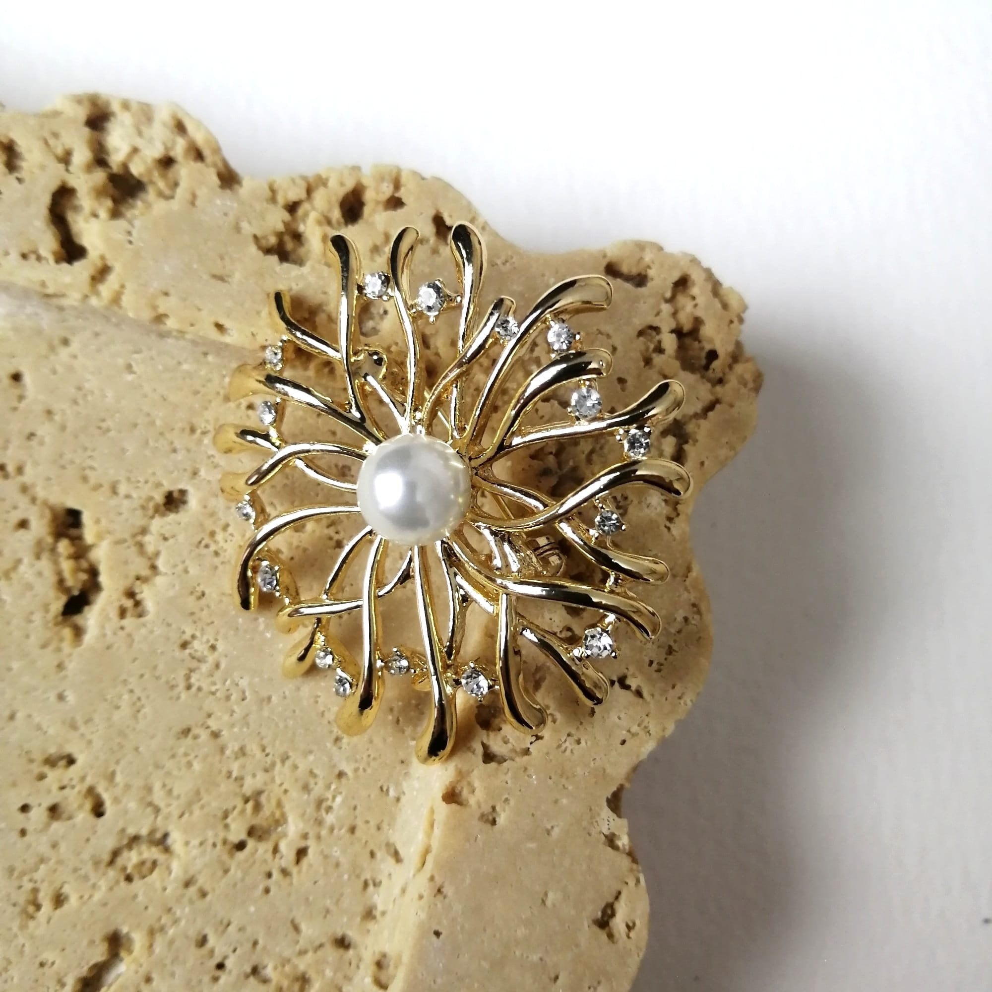 Broche perle vintage, broche perle, broche perle pour femme, bouton ...