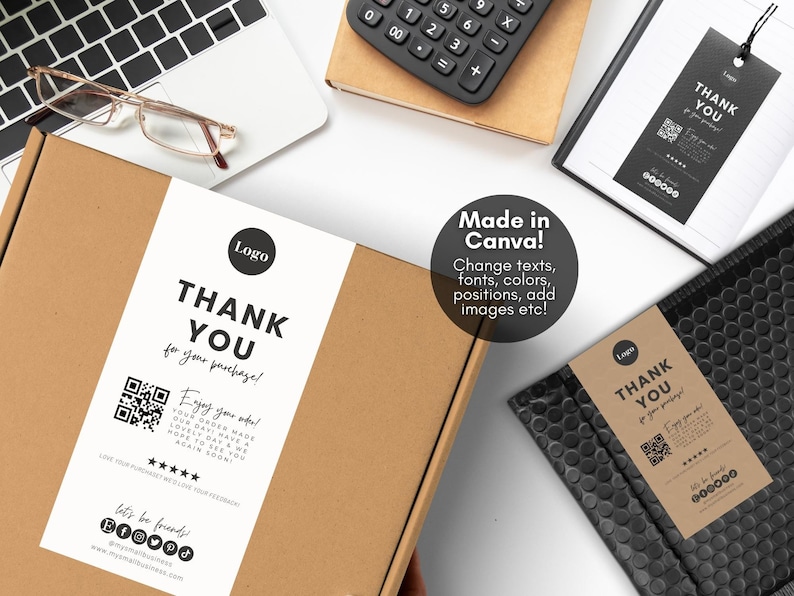 Editable Box Seal Label Template, Custom Hang Tag Template, Label Tag ...