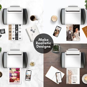 Animated Printer Mockup, Custom Mockup for Printable Sheet Paper Mockup ...