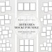 30 Black Frames Mockup Bundle V2, Gallery Wall Frame Art Print Mockup ...
