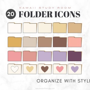 100 Cute Desktop Folder Icons, Desktop Organizer Wallpaper for Mac ...