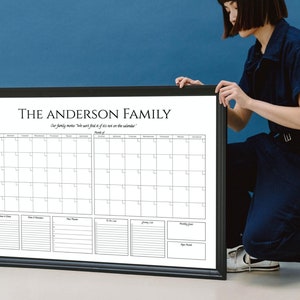 Editable Family Command Center Printable Google Sheets Template V4 ...