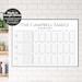 Editable Family Command Center Printable Google Sheets Template V7 ...