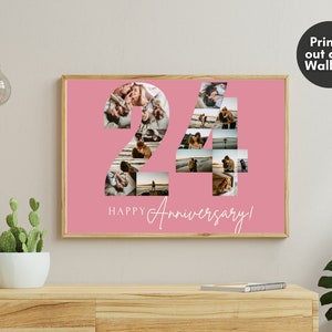 Drag and Drop Custom Number Frames Photo Collage Template, Any Number ...