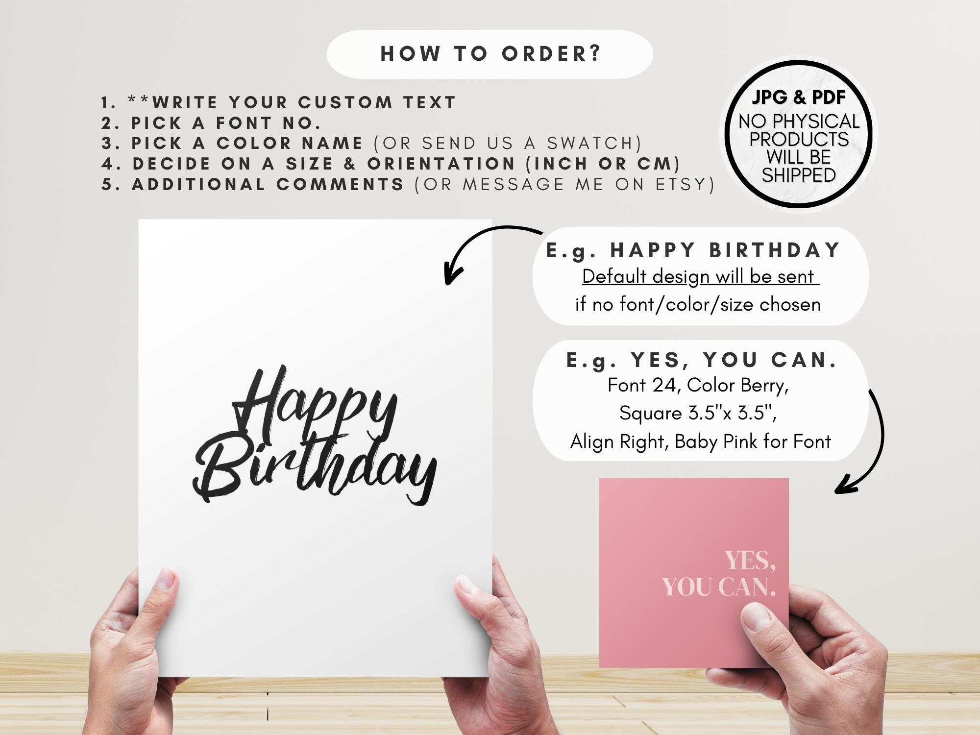 Custom Quote Print, Custom Quote Card, Custom Typography Wall Art ...