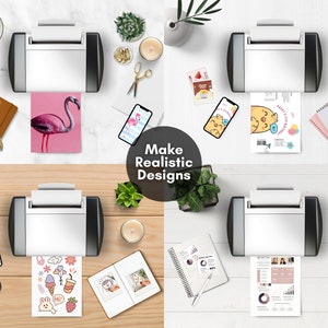 Animated Printer Mockup, Custom Mockup for Printable Sheet Paper Mockup ...