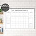 Editable Family Command Center Printable Google Sheets Template V7 ...