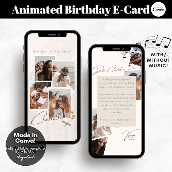 Funny Animated Birthday Greetings - Etsy